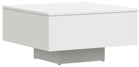Konferenční stolek bílý 60 x 60 x 31,5 cm dřevotříska - Default Title