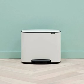 Brabantia BO pedálový koš 3x11L bílá