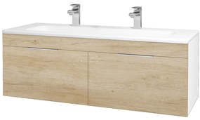 Dřevojas Koupelnová skříň ASTON SZZ2 120 Varianta: N08 Cosmo / Úchytka T01 / N08 Cosmo