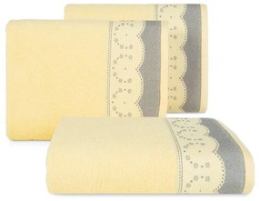Sada ručníků TINA 03 - světle žlutá