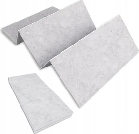 PS polystyrenový obklad Harmonika Beton světlý, 1,38 m2