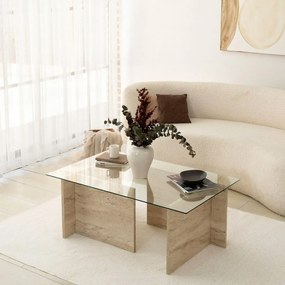 Konferenční stolek New Escape Travertine