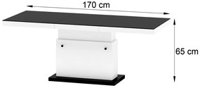 Konferenční stolek MATERA LUX (dub sonoma/wenge)