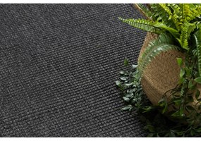 Kusový koberec Duhra černý atyp 60x200cm