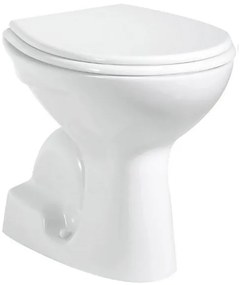 CREAVIT WC mísa stojící, 36x54cm, spodní odpad, bílá TP340