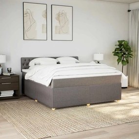 Box spring postel s matrací taupe 180x200 cm textil 3287546