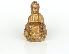 Buddha svícen 14 cm
