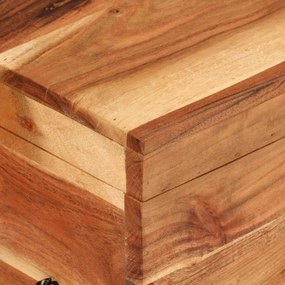 Úložný box 39 x 28 x 31 cm masivní akáciové dřevo 338482