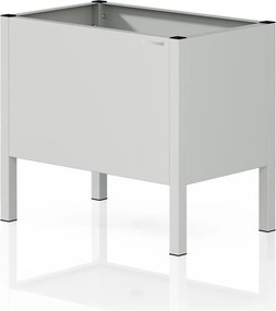 Malý šedý kovový obal na květináč: DAISY 400 x 350 x 250 mm