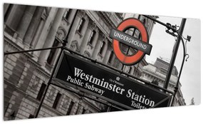 Stanice londýnského metra - obraz (100x40cm)