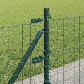 Plotový sloupek s betonovým základem 26 ks Zelená 3350221