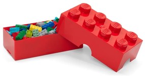 Červený svačinový box LEGO®