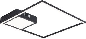 Rabalux Černé stropní LED svítidlo Sirius 400x400mm 30W 5286