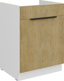 CREMONA bc | dolní skříňka 60 ZL 1S dřezová | 60 cm | PREMIUM BOX | bílá/cremona