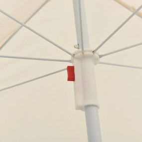 Zahradní slunečník s ocelovou tyčí pískový 180 cm 315537