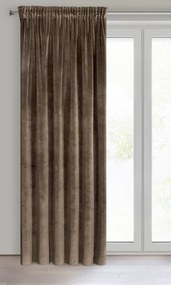 ZATEMŇOVACÍ ZÁVĚS NA PÁSCE RIA 140X270 CM HNĚDÁ