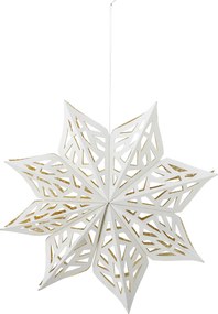 Vánoční dekorace Prato sněhová vločka 30,5 cm