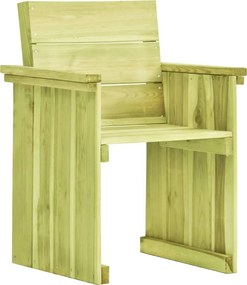 vidaXL Zahradní židle impregnované borové dřevo [49033]