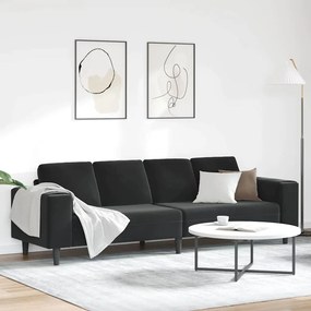 Pohovka do obývacího pokoje Černá 250 x 77 x 76 cm 3335096