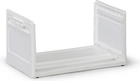 Skládací úložný regálový box L 37 l, 459x320x250 mm, bílý