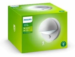 Philips 16246/87/16 June Venkovní nástěnné svítidlo s čidlem 19,5 cm, šedá