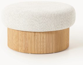 XL úložný puf z plyšového bouclé Nala