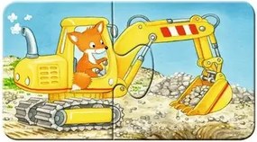 Ravensburger Moje první puzzle Zvířecí staveniště 9x2 dílků / od 2 let
