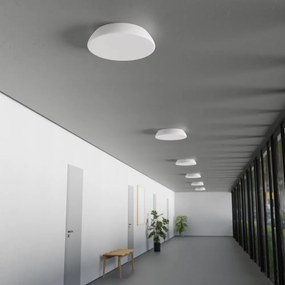 Lucis S0.K5.B50 Bowl, skleněné stropní svítidlo s neviditelným uchycením LED 10,6W 3000K, průměr 50,5cm