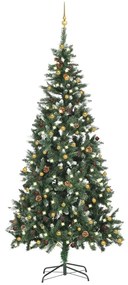 Umělý vánoční stromek s LED a sadou koulí 210 cm,  3077801 HangarStore.cz