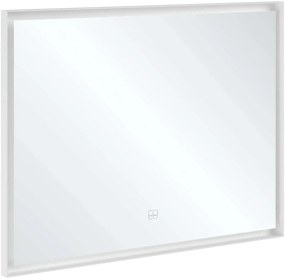 Villeroy & Boch Subway 3.0 - Zrcadlo v rámu s LED osvětlením, 100x75 cm, dotykový senzor A4631000