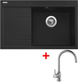 Akční set Sinks RIM 780 P Metalblack + baterie VITALIA