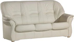 Casarredo - Komfort nábytek Trojmístná pohovka JAKUB kůže | potah: kůže Madras white