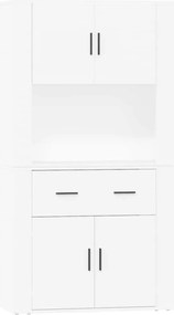Skříň highboard bílá kompozitní dřevo 3185367