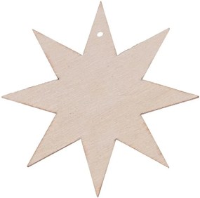 FK Dřevěná ozdoba (hvězda) - 7x7 cm