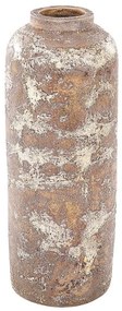 Pálená hlína Dekorativní váza 53 Hnědá Béžová ITANOS Beliani