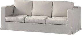 Potah na pohovku IKEA Karlanda 3-místná nerozkládací, dlouhý barva šedá látka pletený vzor