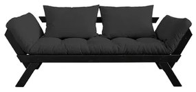 sofa BEBOP by Karup - 75*180 cm black (černá) + futon dark grey 734
