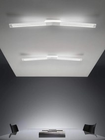 Stilnovo 9074 Lama, černé stropní LED svítidlo, 45W LED 3000K, délka 130cm
