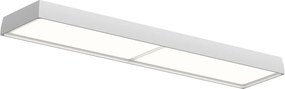 Stropní světlo Slim Box Semi Recessed LED KA HO s opálovým difuzorem ovládání osvětlení přes Bluetooth bílé