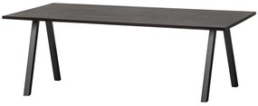 WOOOD jídelní stůl TABLO dub 220x90 cm černý 376089-NAA