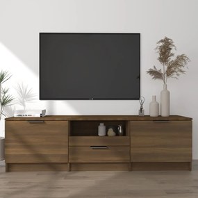 TV skříňka hnědý dub 140 x 35 x 40 cm kompozitní dřevo - Default Title