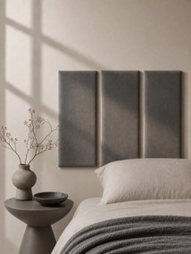 Sinsay - Obdélníkové čalouněné panely 3 pack - šedá