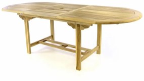 Divero 47273 Zahradní oválný stůl - roztahovatelný - 170/230 cm