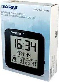 GARNI 138B - digitální budík s teploměrem a vlhkoměrem