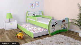 Dětská postel Dream vzor 07 180x90 cm zelená
