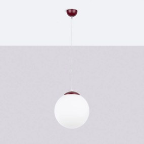 Sollux Lighting Závěsné svítidlo UGO 30 bordó
