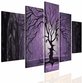 Obraz Dvě tváře přírody Purple Velikost (šířka x výška): 150x80 cm