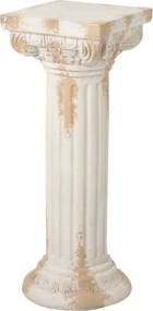 Béžový antik dekorační sloup pod květiny Antiqou French - 35*35*92 cm