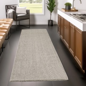 Ayyildiz, Kusový koberec Loom 4300 Brown, 80x150, hnědá, obývací pokoj