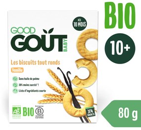 Good Gout BIO Vanilková kolečka 80 g